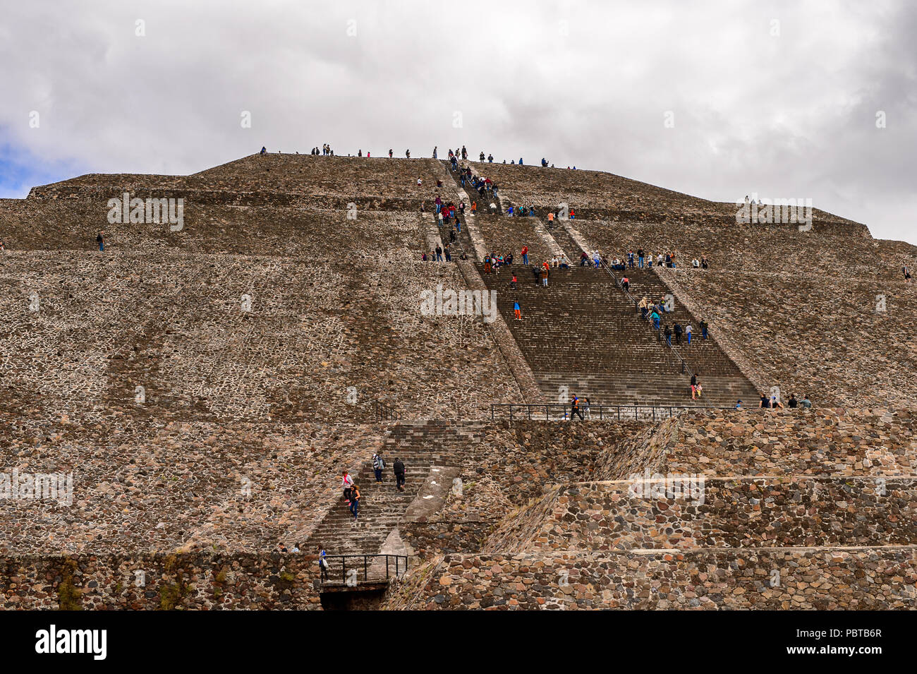 Sun Pyramid (Piramide del Sol) of Teotihuacan, it was an ancient ...