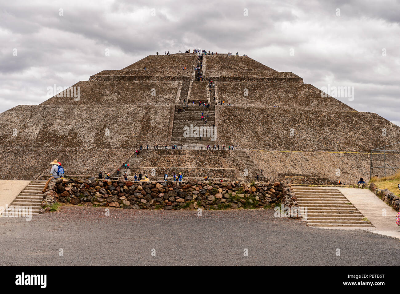 Sun Pyramid (Piramide del Sol) of Teotihuacan, it was an ancient ...