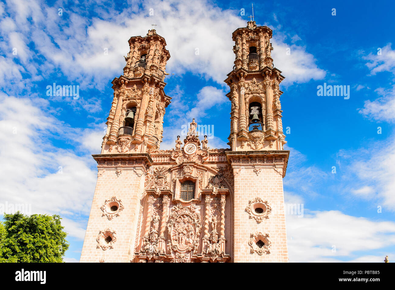 Church of Santa Prisca, Taxco de Alarcon, Guerrero, Mexico. Built ...