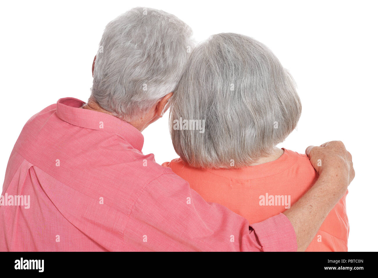 Back view elderly couple hi-res stock photography and images - Alamy