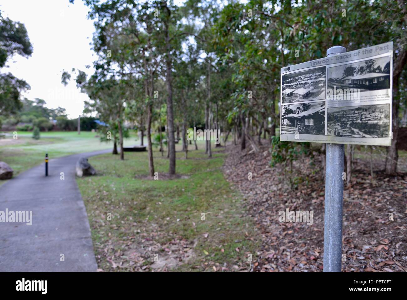 Tinaroo traces of the past information sign, Lake Tinaroo, Atherton ...