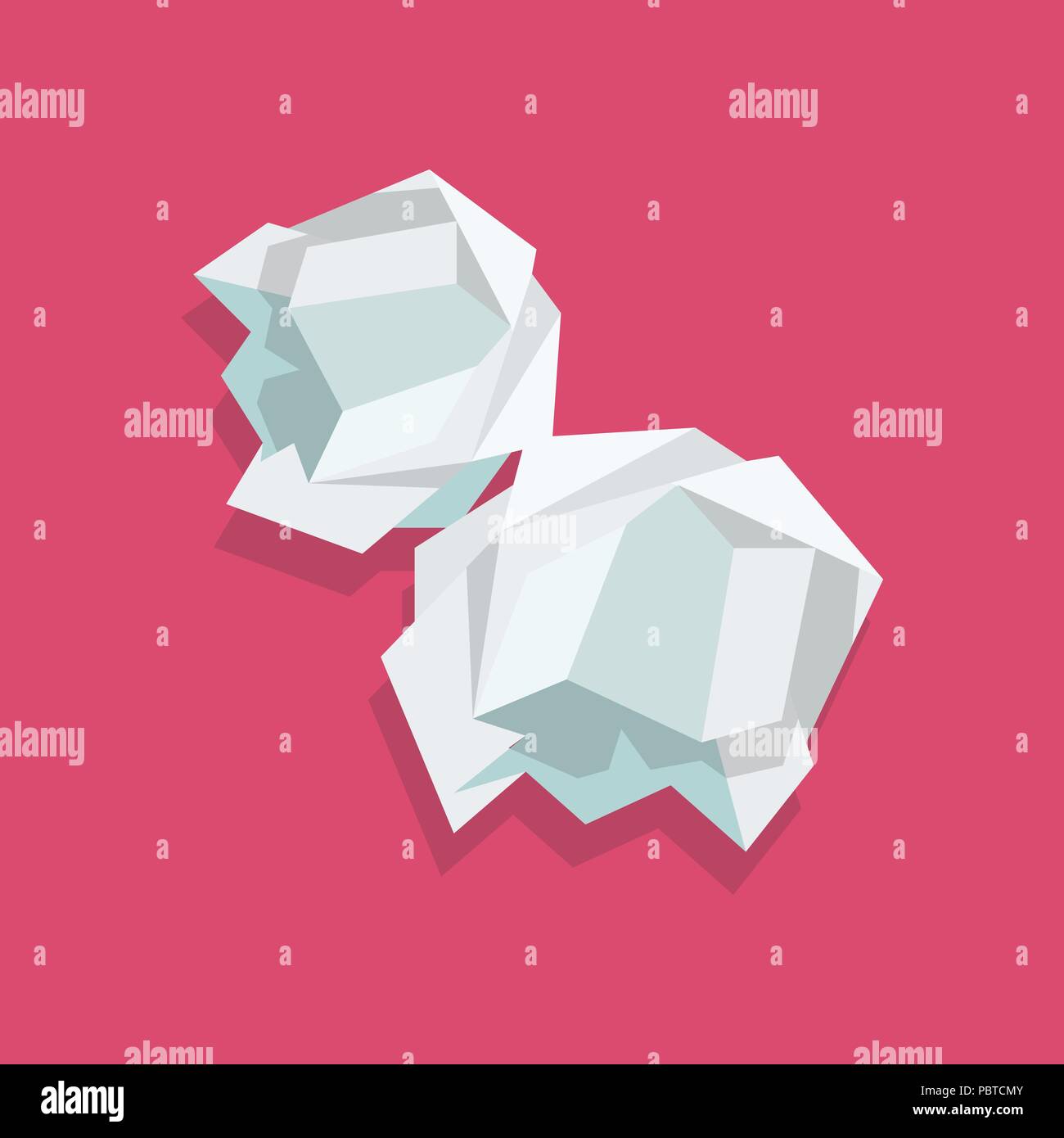 Crumpled paper ball Stock Vector Images - Alamy