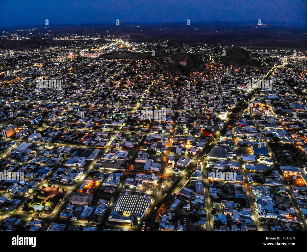 Vista aerea del la ciudad de Hermosillo. Panorámicas de Hermosillo al ...