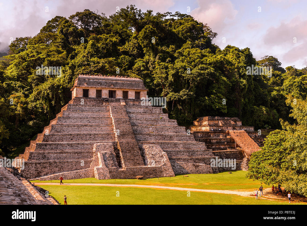 Temple of the Inscriptions, Palenque, was a pre-Columbian Maya ...