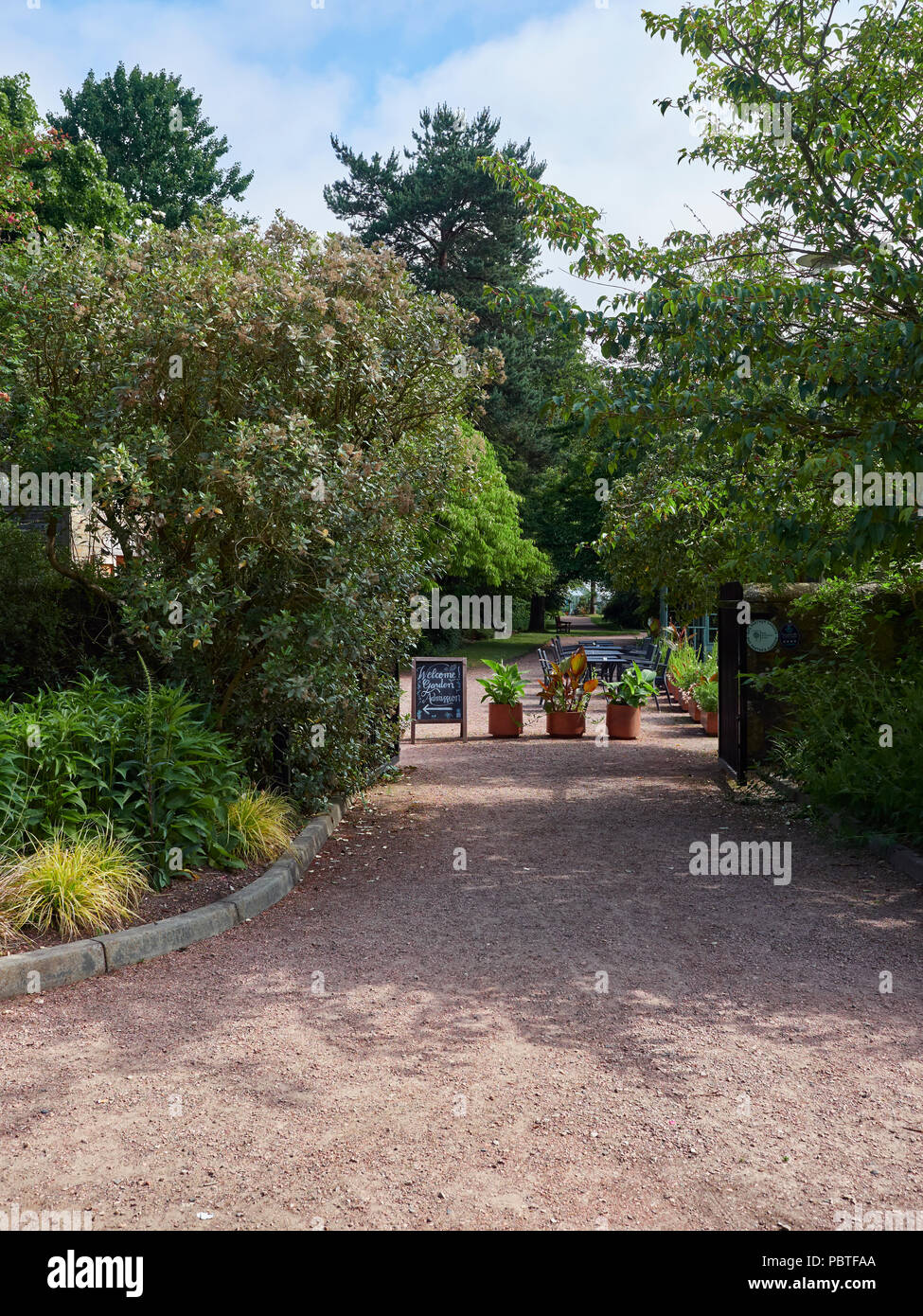 The Pedestrian entrance into St Andrew's Botanic Gardens, a hidden gem ...