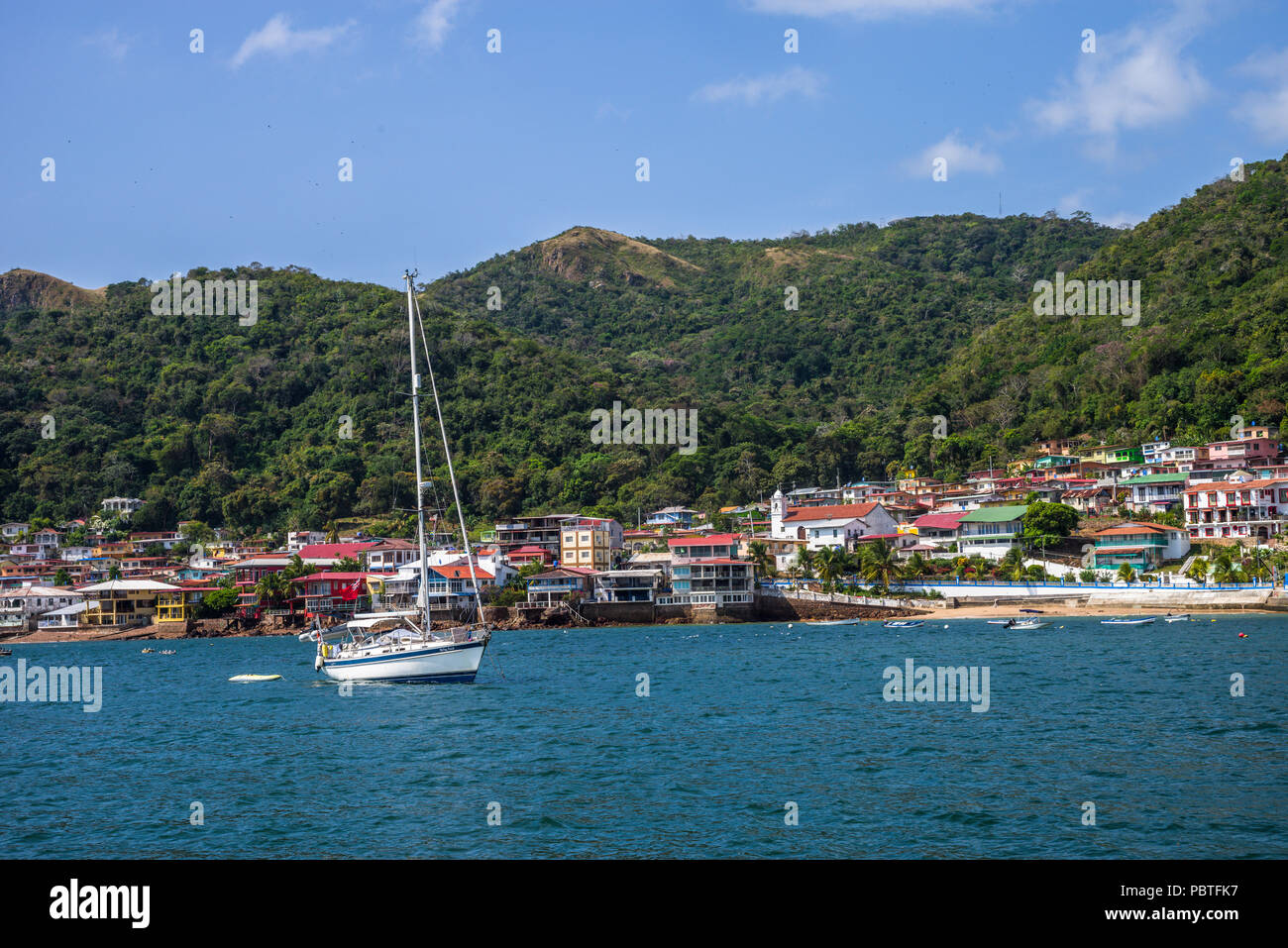 Taboga island also called the flower island near Panama City Panama ...