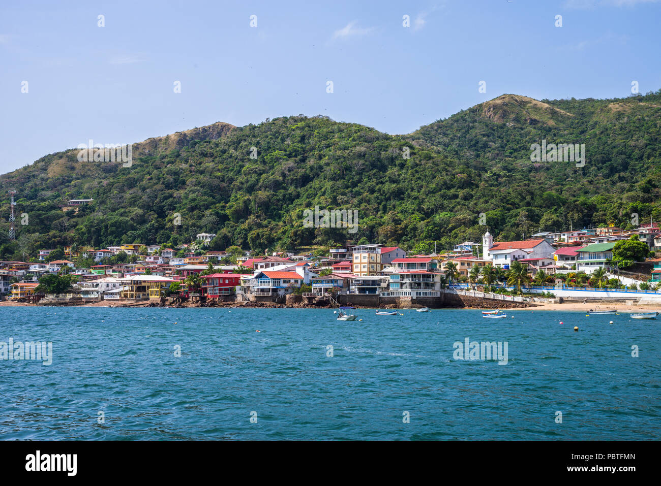 Taboga island also called the flower island near Panama City Panama ...