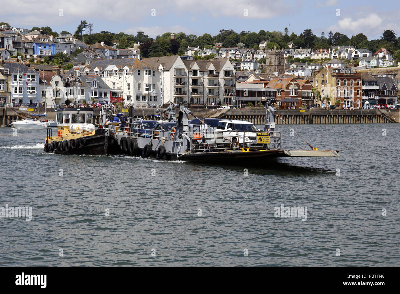 Car ferry crossing river dart hi-res stock photography and images - Alamy