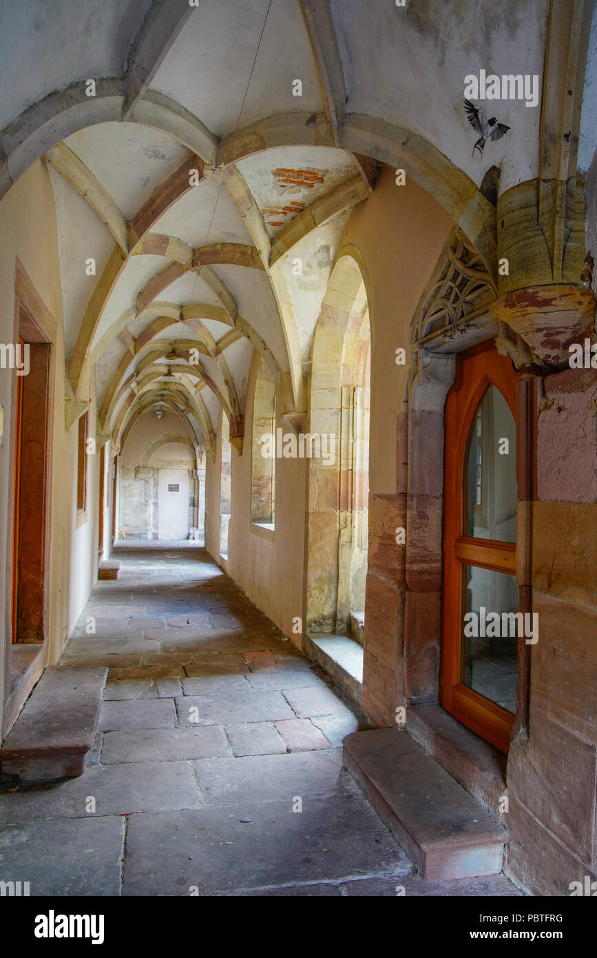 Cloister in Old Convent building by Saint Michel-et-Gangolphe in ...