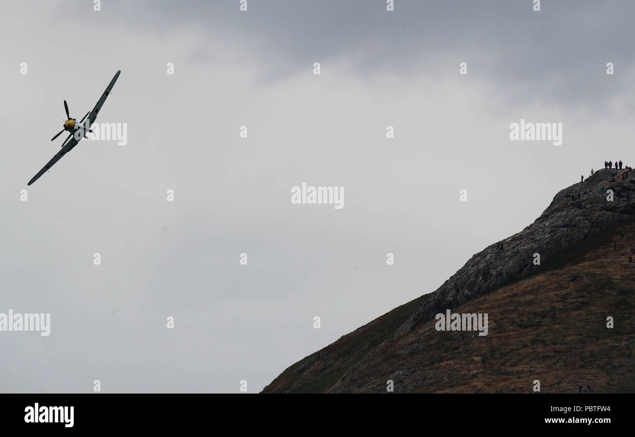 An air display during the annual Bray air display in Co. Wicklow Stock ...