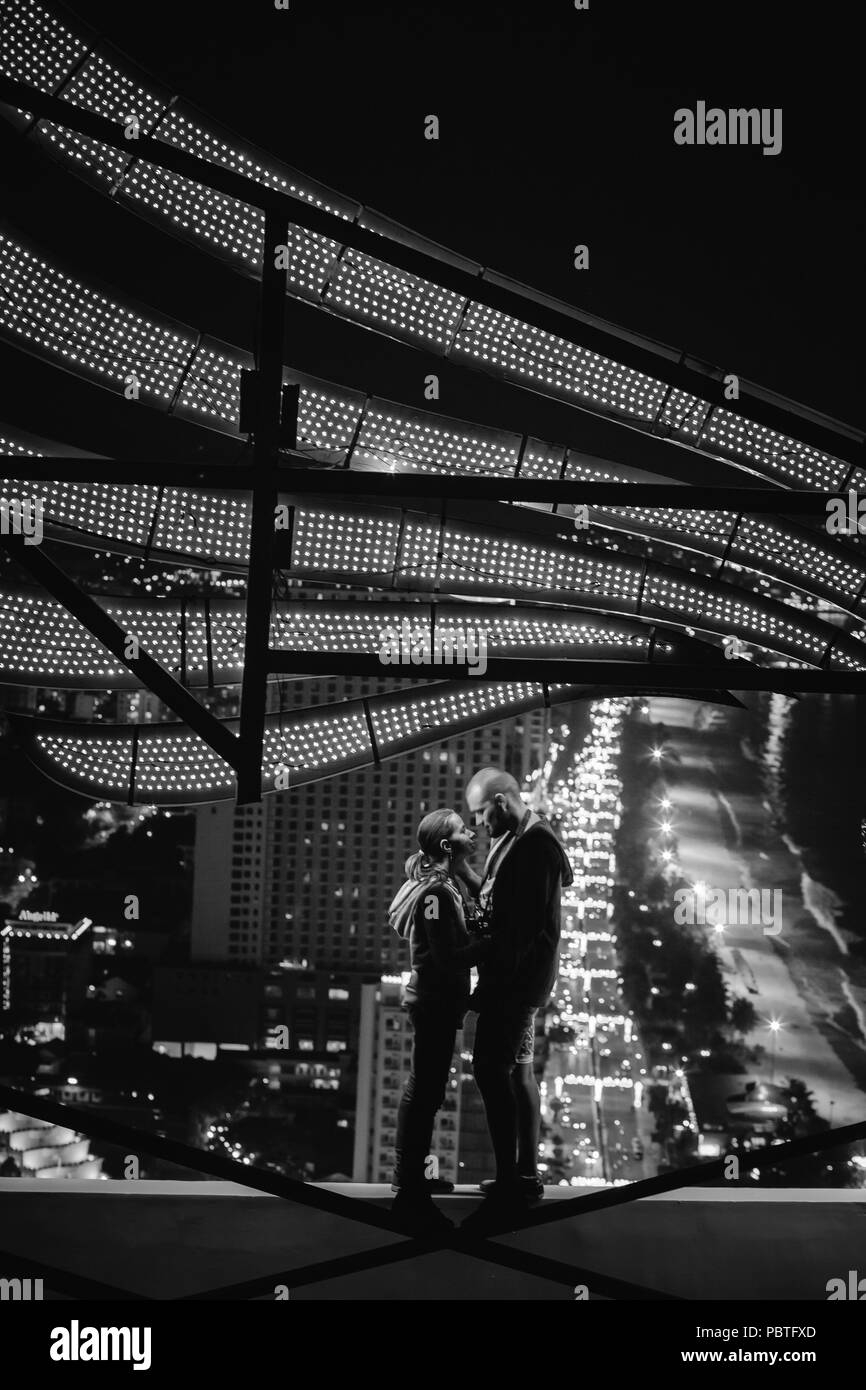 Top view couple romantic Black and White Stock Photos & Images - Alamy
