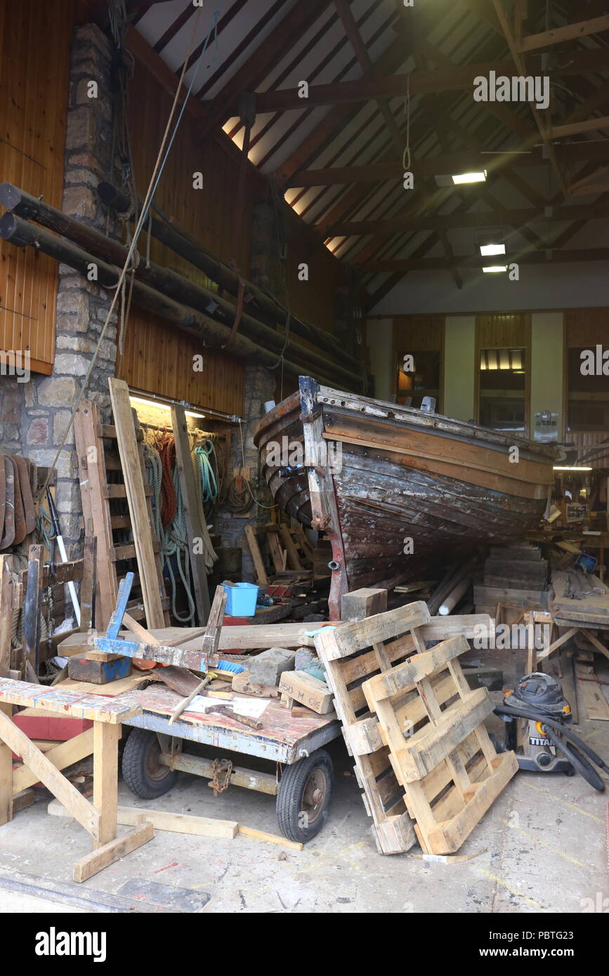 Scottish fisheries museums boatyard hi-res stock photography and images ...