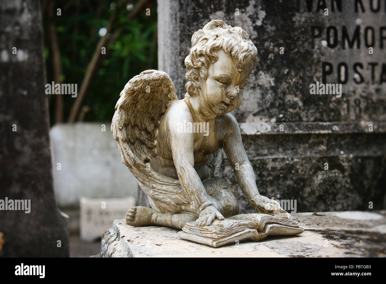 Statue reading a book hi-res stock photography and images - Alamy