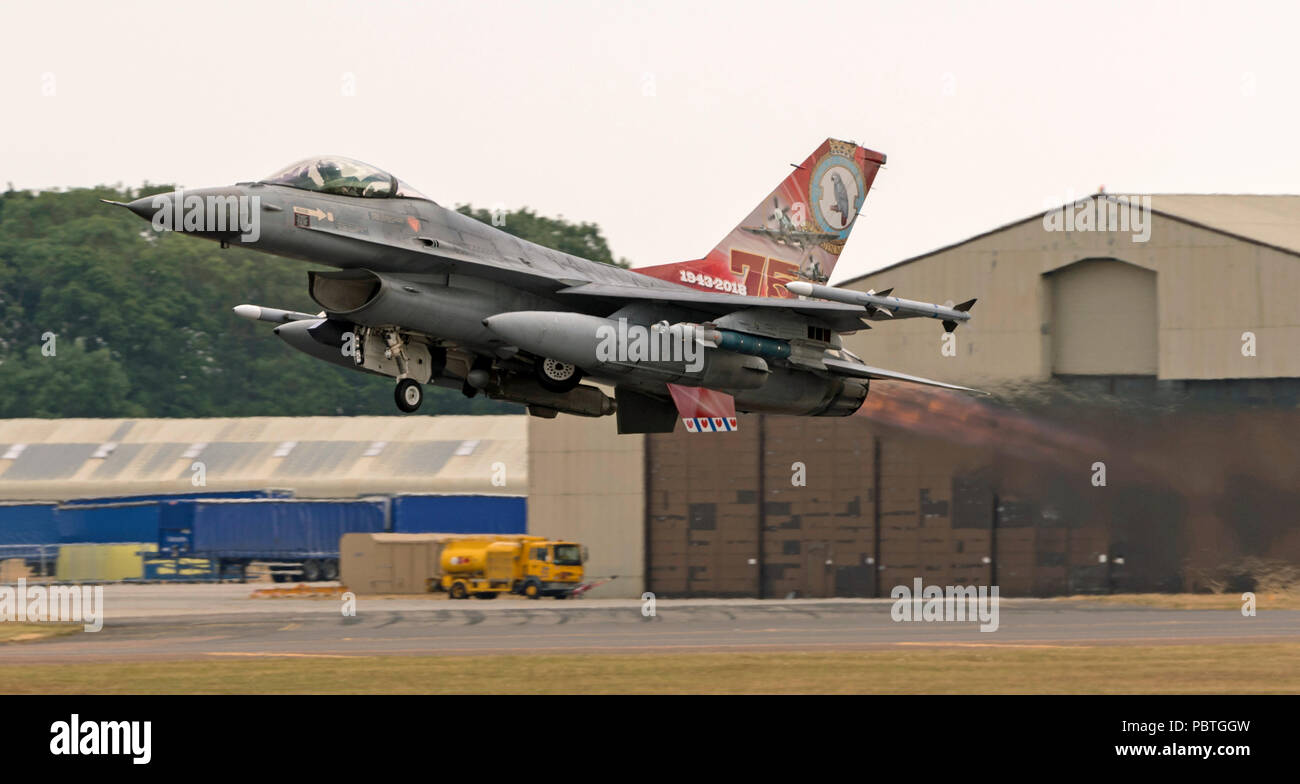 Royal Netherlands Air Force, F16 Fighting Falcon, 322 Squadron, 75th ...
