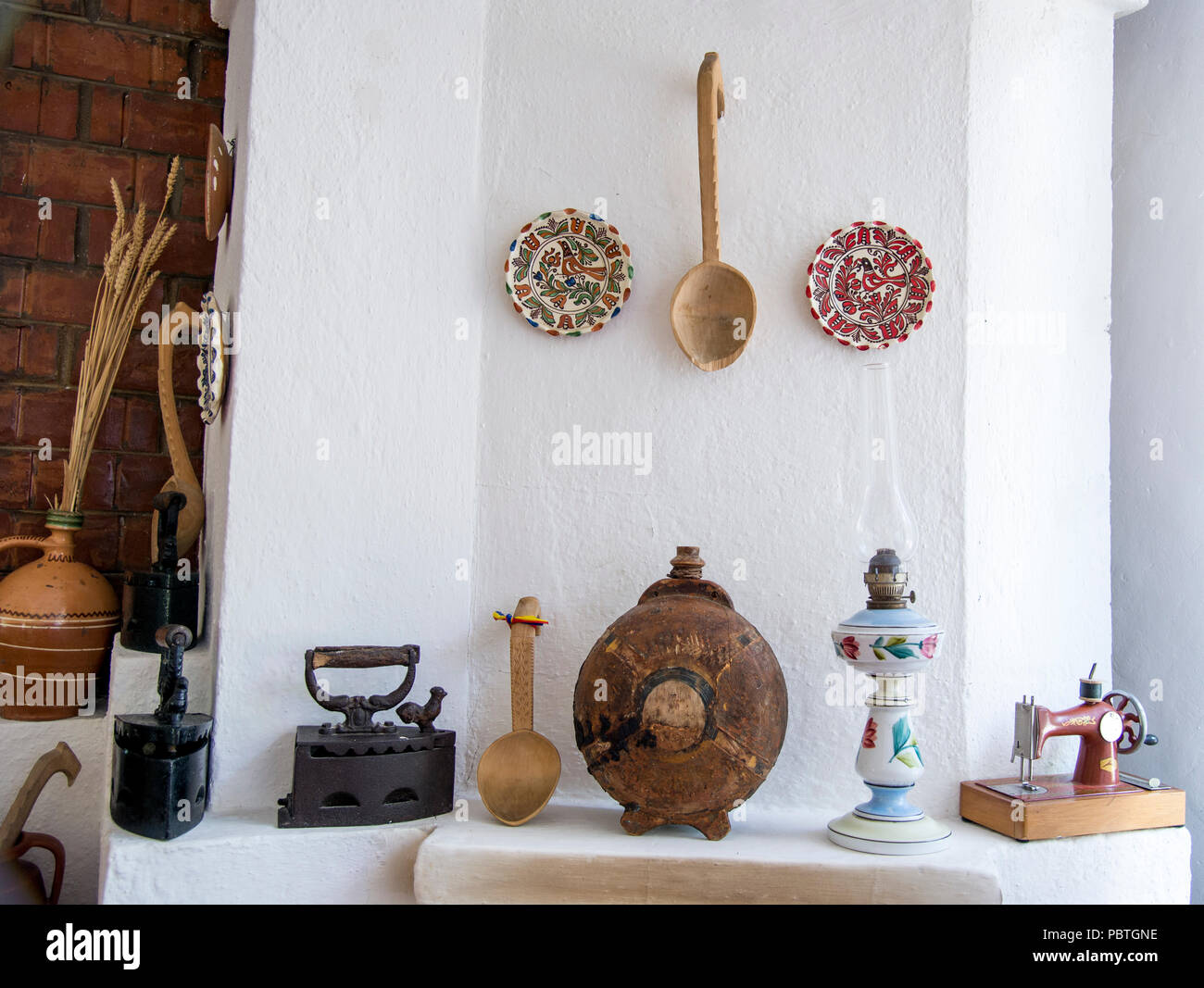 Romanian farmhouse interior - the Buzau region - Romania - East ...