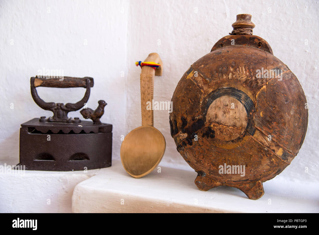 Romanian Traditional Wooden Bottles - Old traditional container for ...