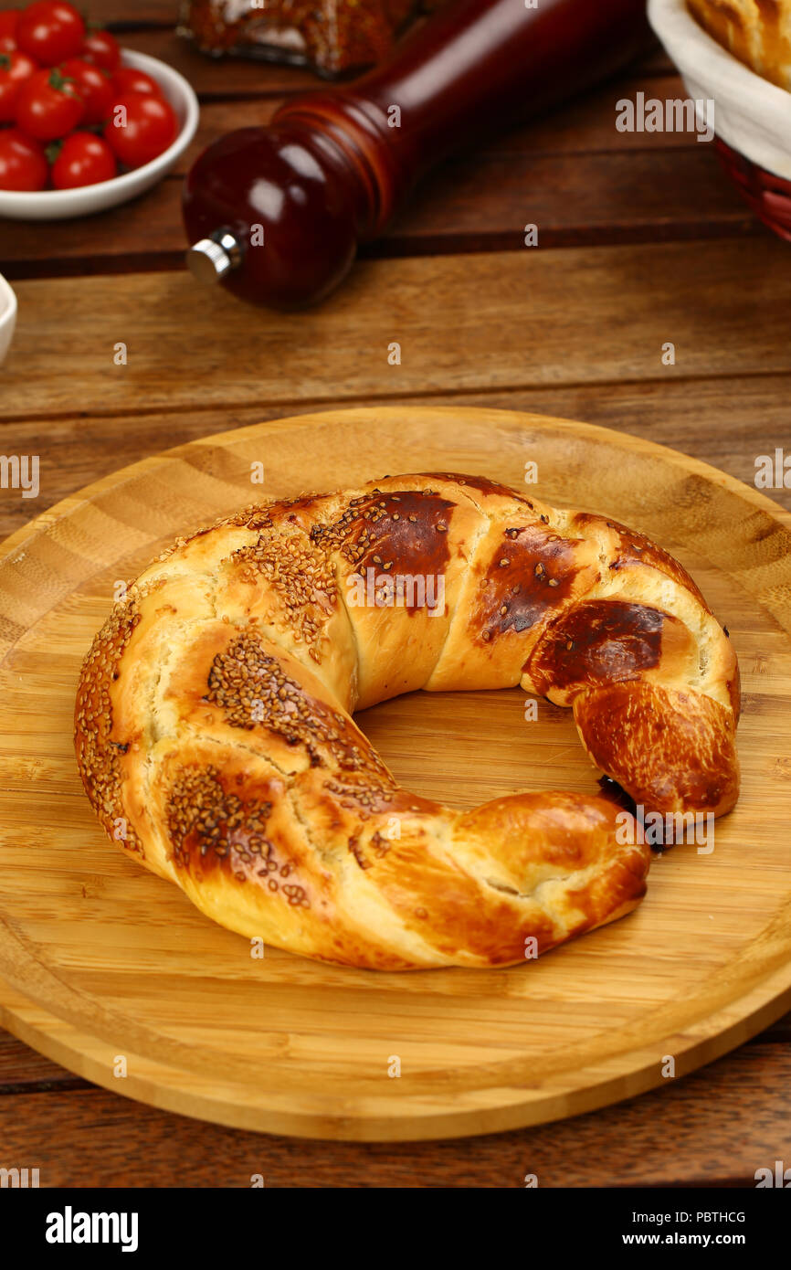 Turkish pastry pogaca, acma, borrek, simit Stock Photo - Alamy