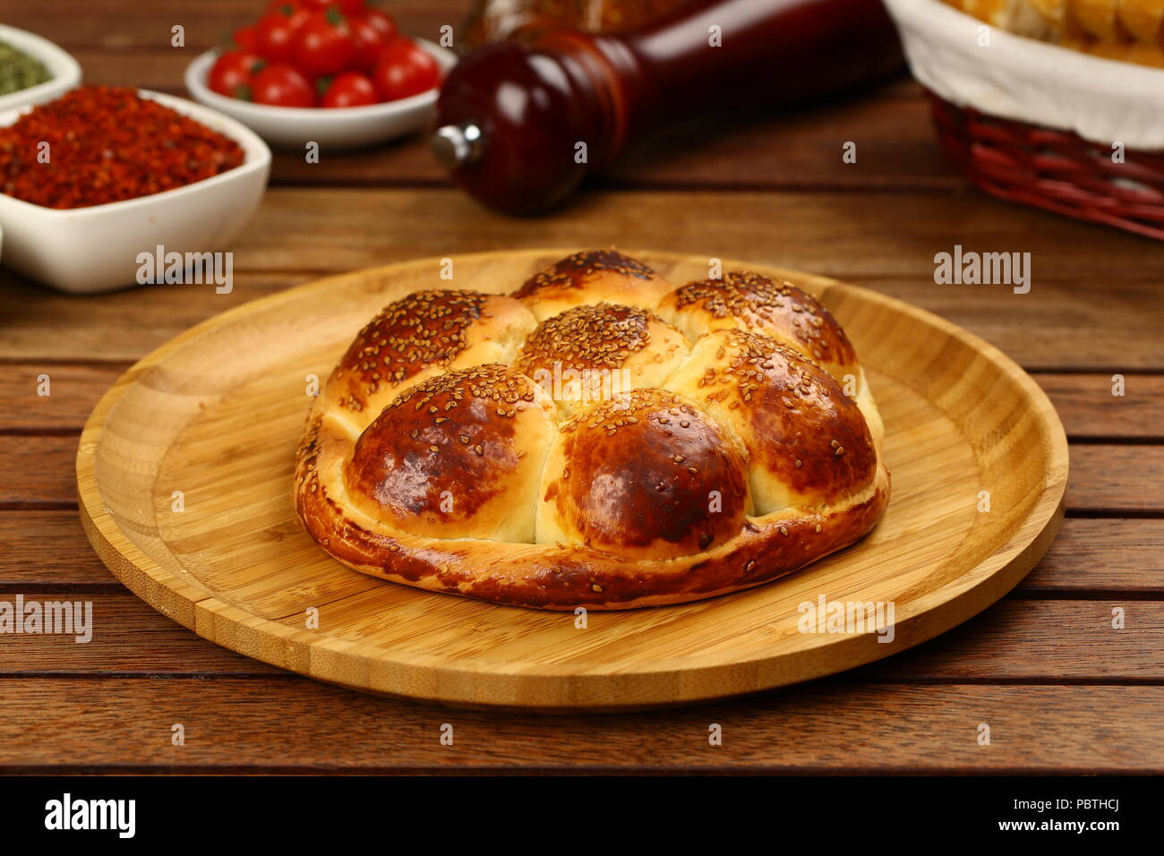 Turkish pastry pogaca, acma, borrek, simit Stock Photo - Alamy