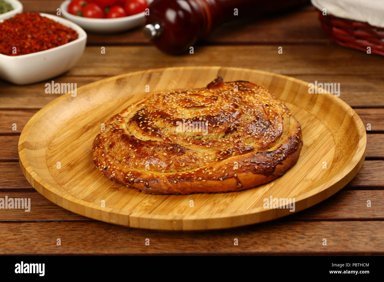 Turkish pastry pogaca, acma, borrek, simit Stock Photo - Alamy