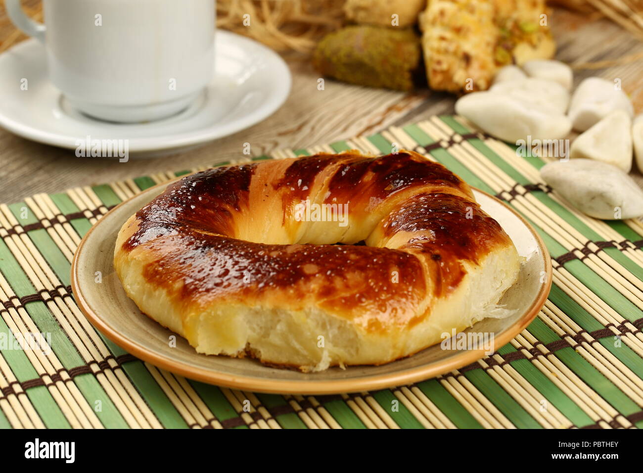 Turkish pastry pogaca, acma, borrek, simit Stock Photo - Alamy