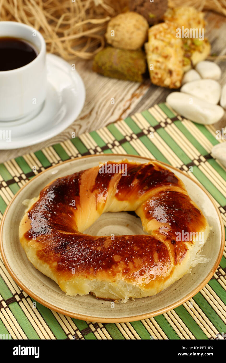 Turkish pastry pogaca, acma, borrek, simit Stock Photo - Alamy