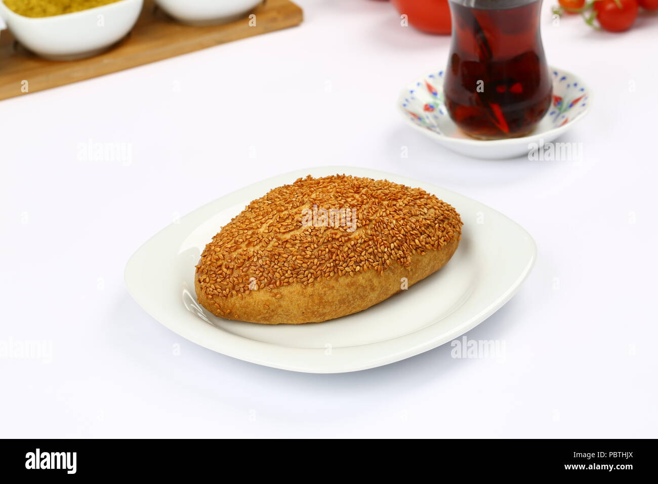 Turkish pastry pogaca, acma, borrek, simit Stock Photo - Alamy