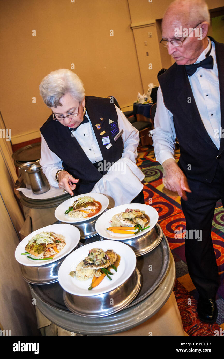 Waitress server servers employee employees interior hi-res stock ...