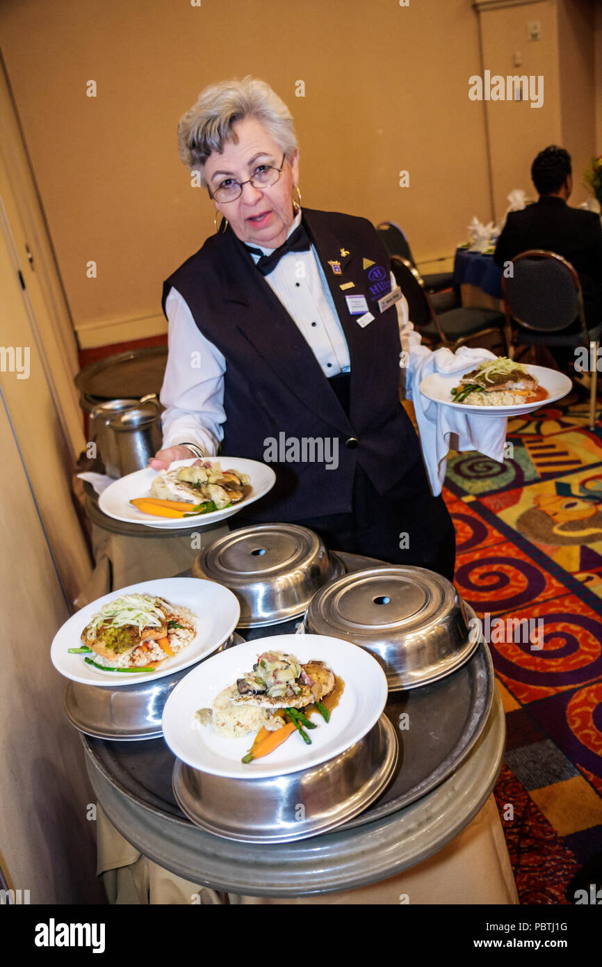 Waitress server servers employee employees interior hi-res stock ...