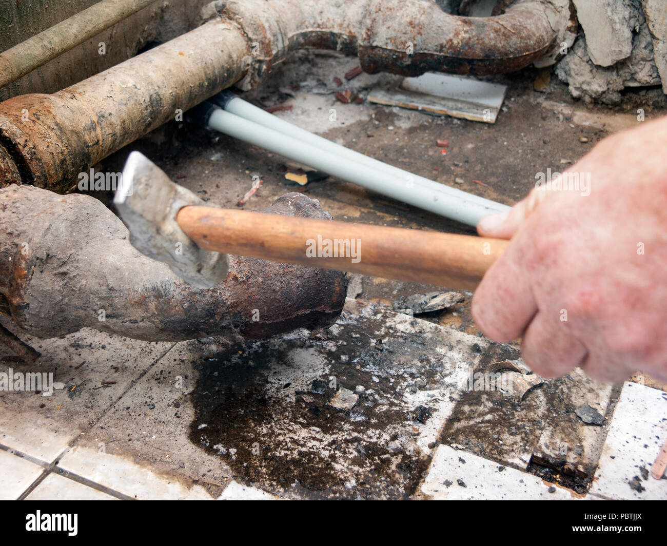 Canalization pipe hi-res stock photography and images - Alamy