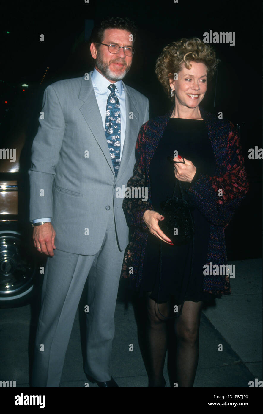 BEVERLY HILLS, CA - APRIL 14: Actor Robert Foxworth and actress ...