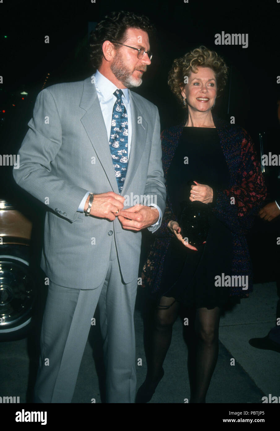BEVERLY HILLS, CA - APRIL 14: Actor Robert Foxworth and actress ...