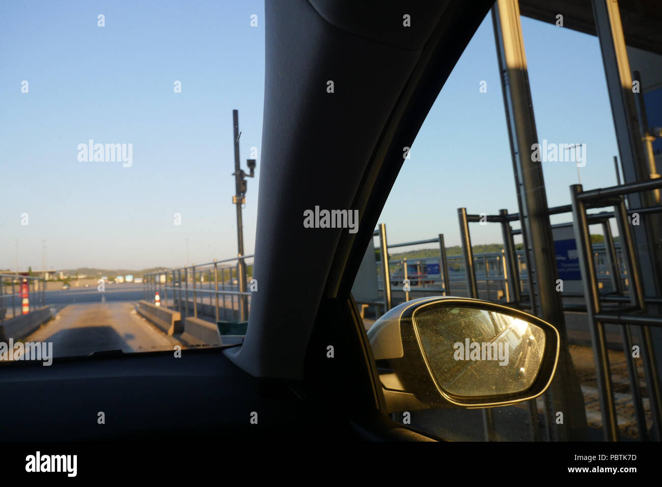 Driving on A7 Highway, France Stock Photo - Alamy