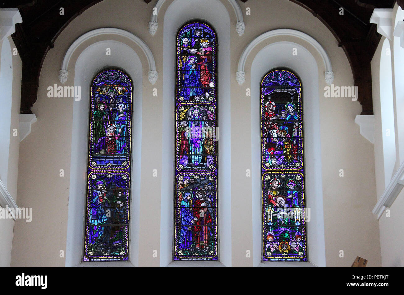Harry clarke stained glass windows hi-res stock photography and images ...