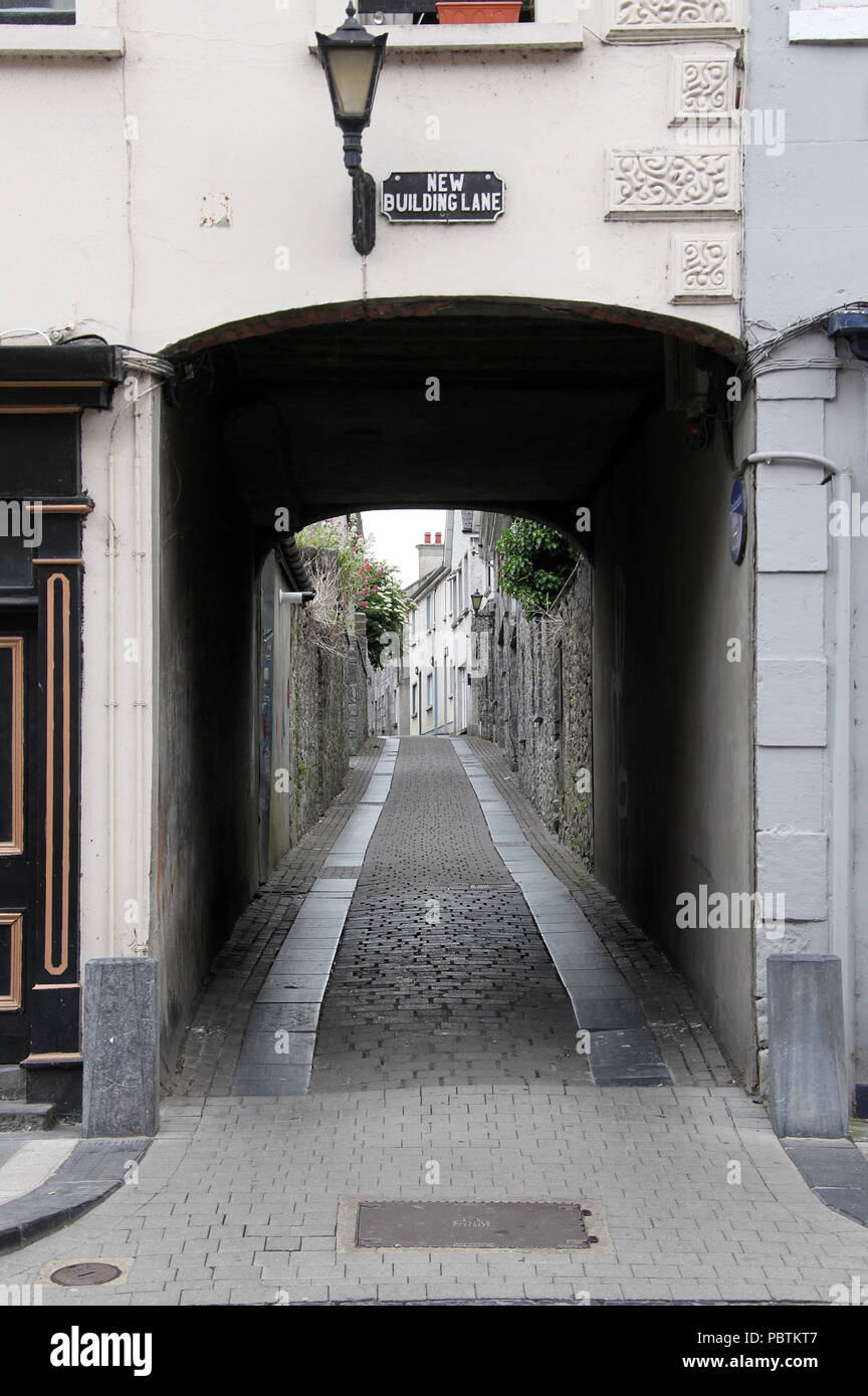 New Building Lane in Kilkenny Stock Photo - Alamy