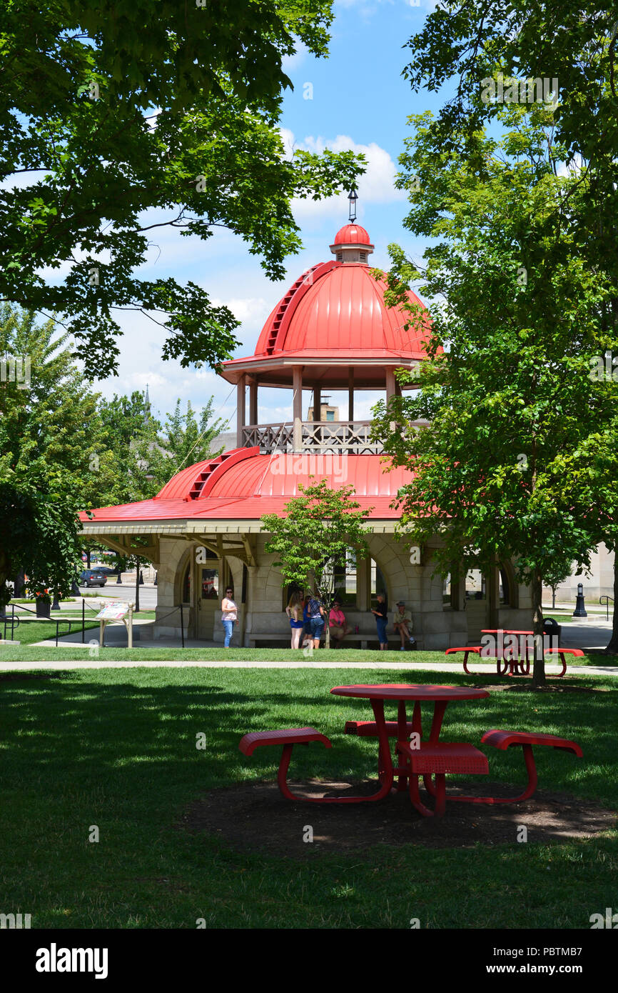 The Decatur Transfer House, built as a transit shelter in 1896 and ...