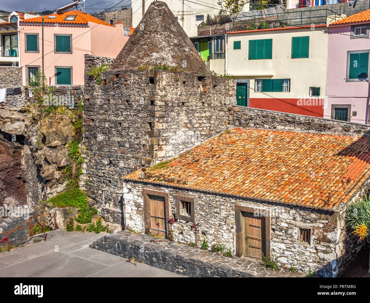 Building with conical roof hi-res stock photography and images - Alamy