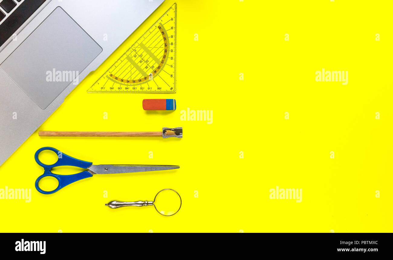 Eraser ruler hi-res stock photography and images - Alamy