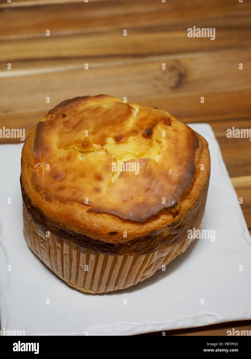 Japanese style cream cheese cake Stock Photo - Alamy