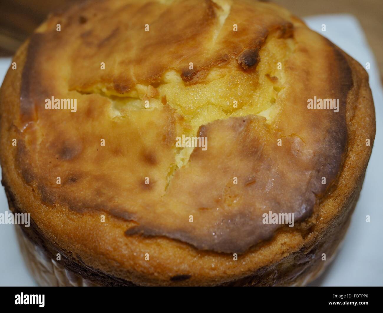 Japanese style cream cheese cake Stock Photo - Alamy