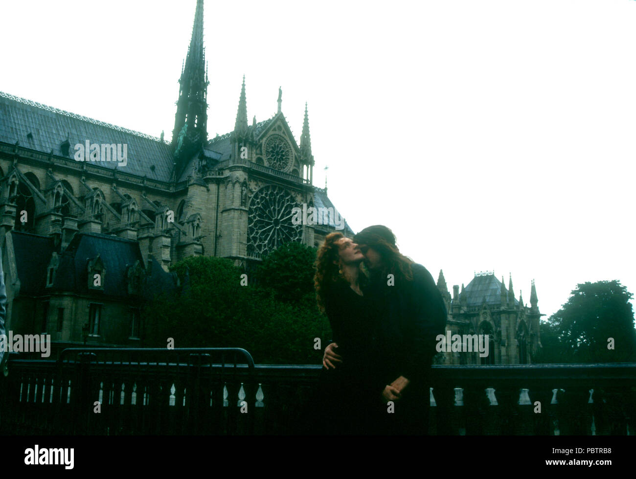 PARIS, FRANCE - APRIL 25: (EXCLUSIVE) Dancer Michelle Rudy and musician ...