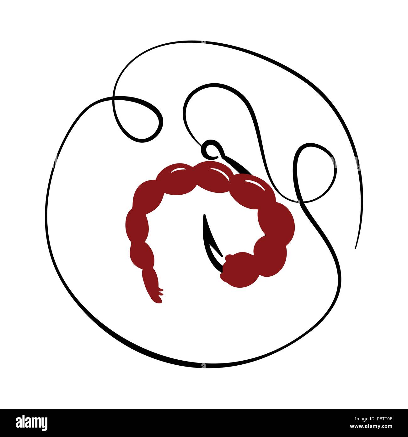 Bloodworms Stock Vector Images - Alamy