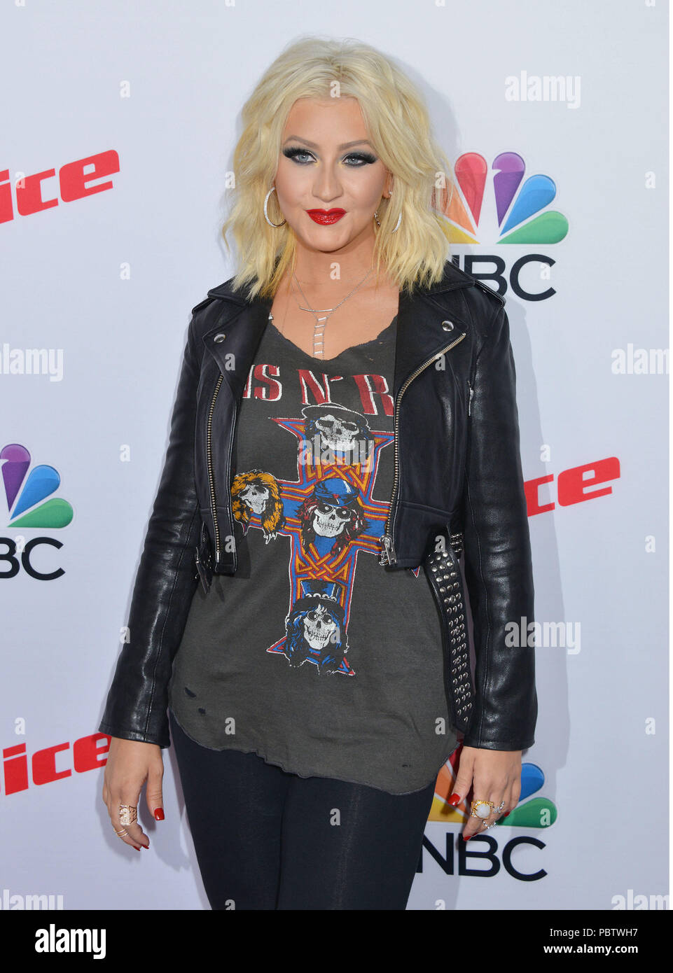 Christina Aguilera 122 at The VOICE Spring Break Concert at the Pacific ...