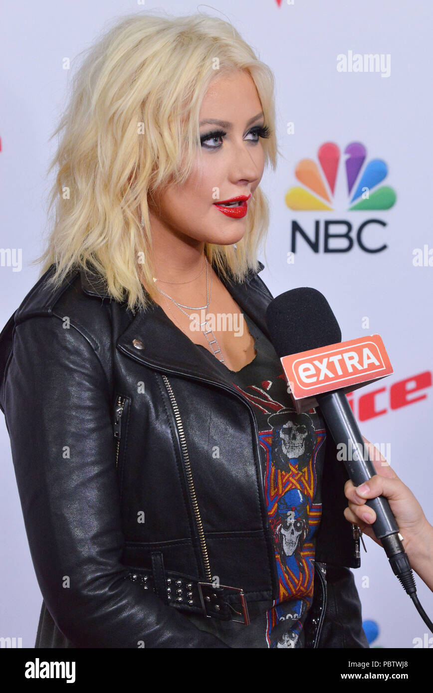 Christina Aguilera 175 at The VOICE Spring Break Concert at the Pacific ...