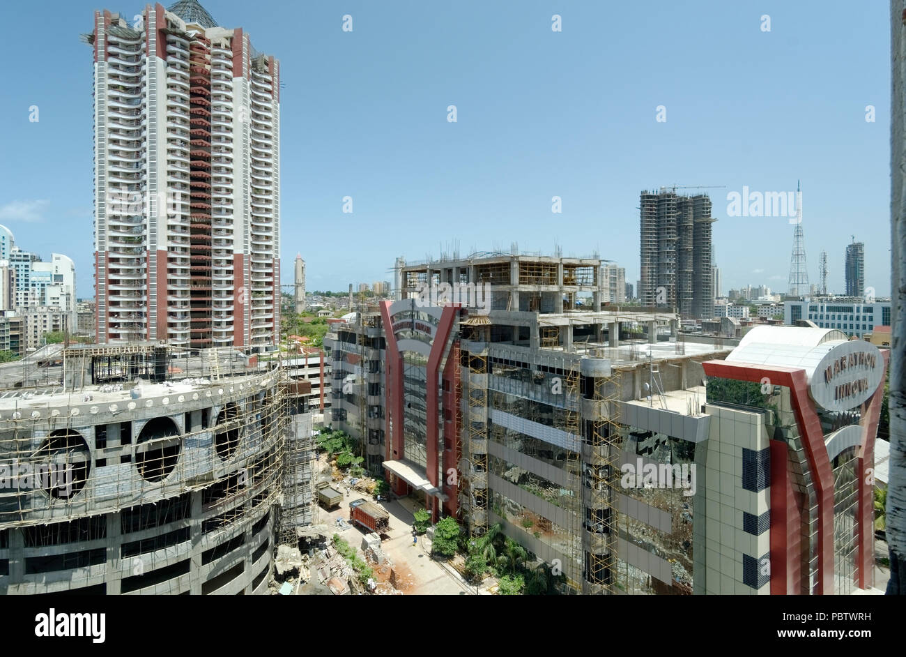 Building under construction parel mumbai hi-res stock photography and ...