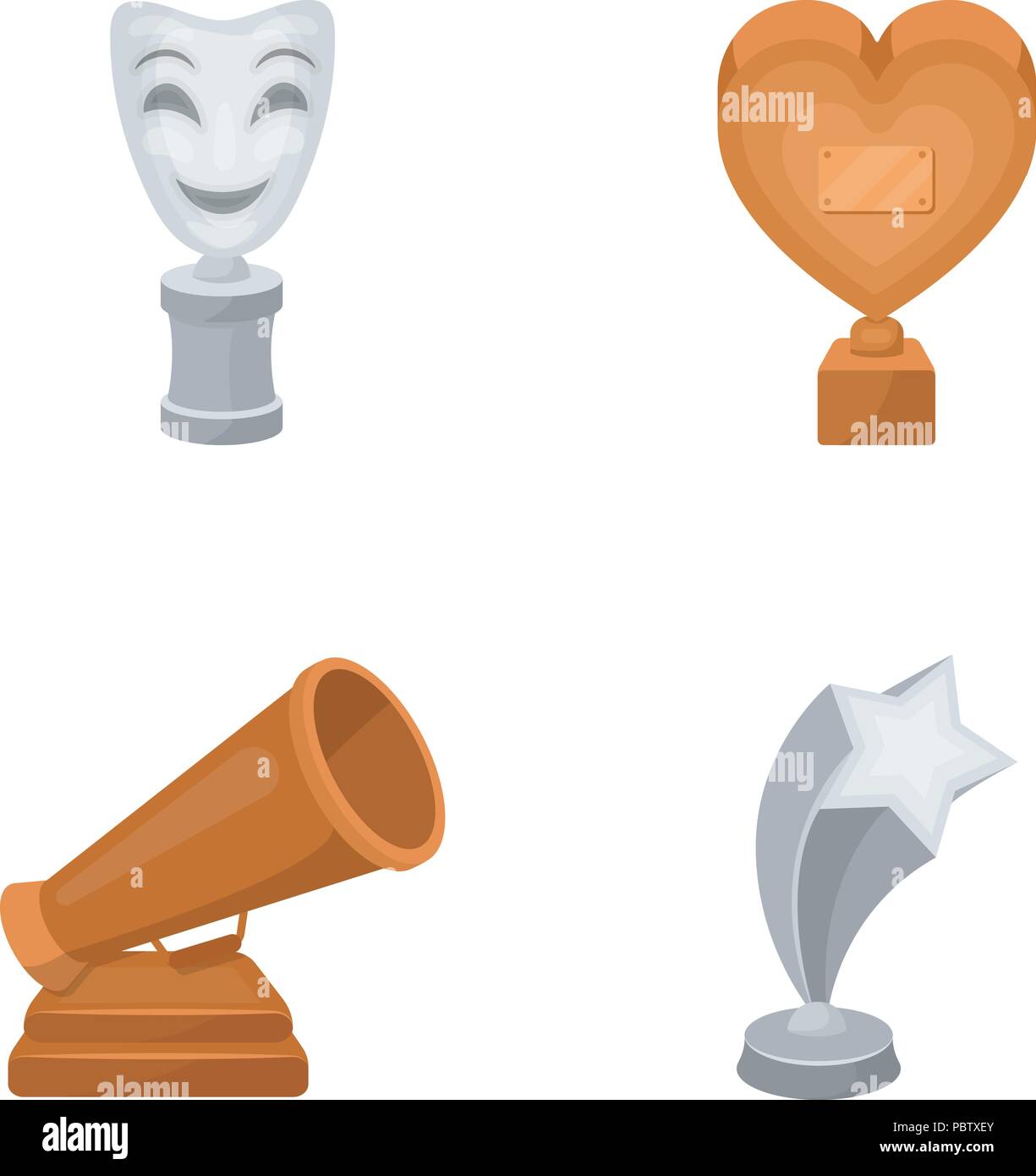 White Mask Mime for the best drama, a prize in the form of the heart ...