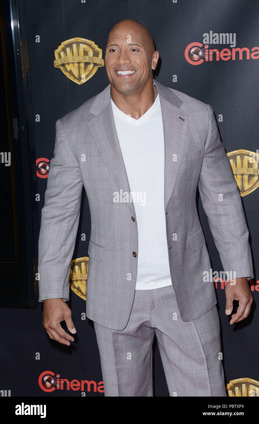 Dwayne johnson 027 red carpet event hi-res stock photography and images ...
