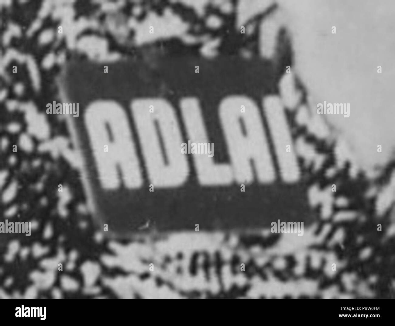 Adlai button Stock Photo - Alamy