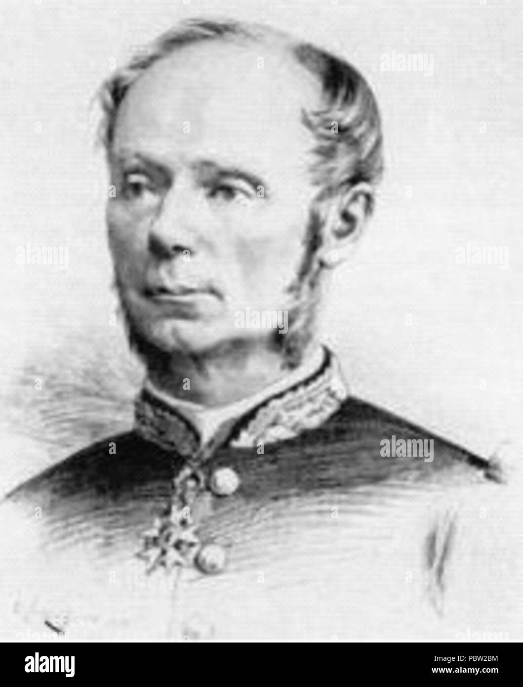 Admiral Courbet drawing Stock Photo - Alamy