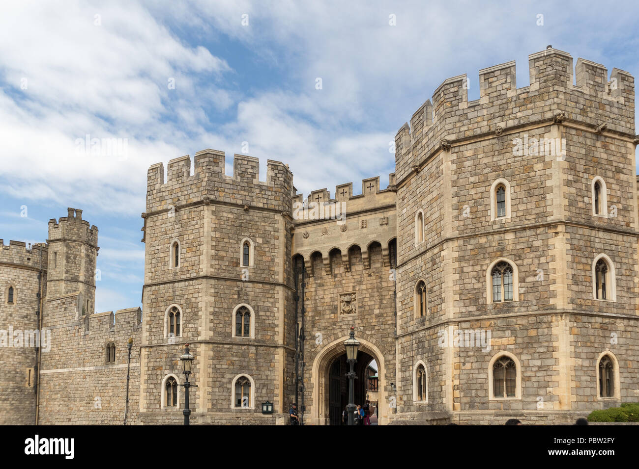 WINDSOR, MAIDENHEAD & WINDSOR/UK - JULY 22 : View of Windsor Castle at ...