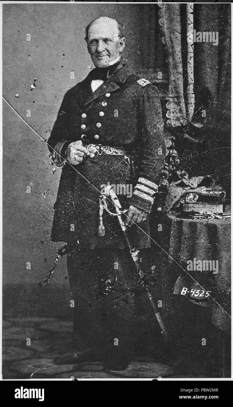 Admiral Silas H. Stringham Stock Photo - Alamy